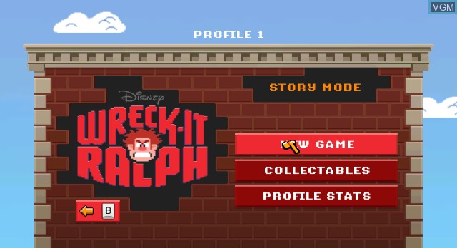 Wreck It Ralph Game Wii